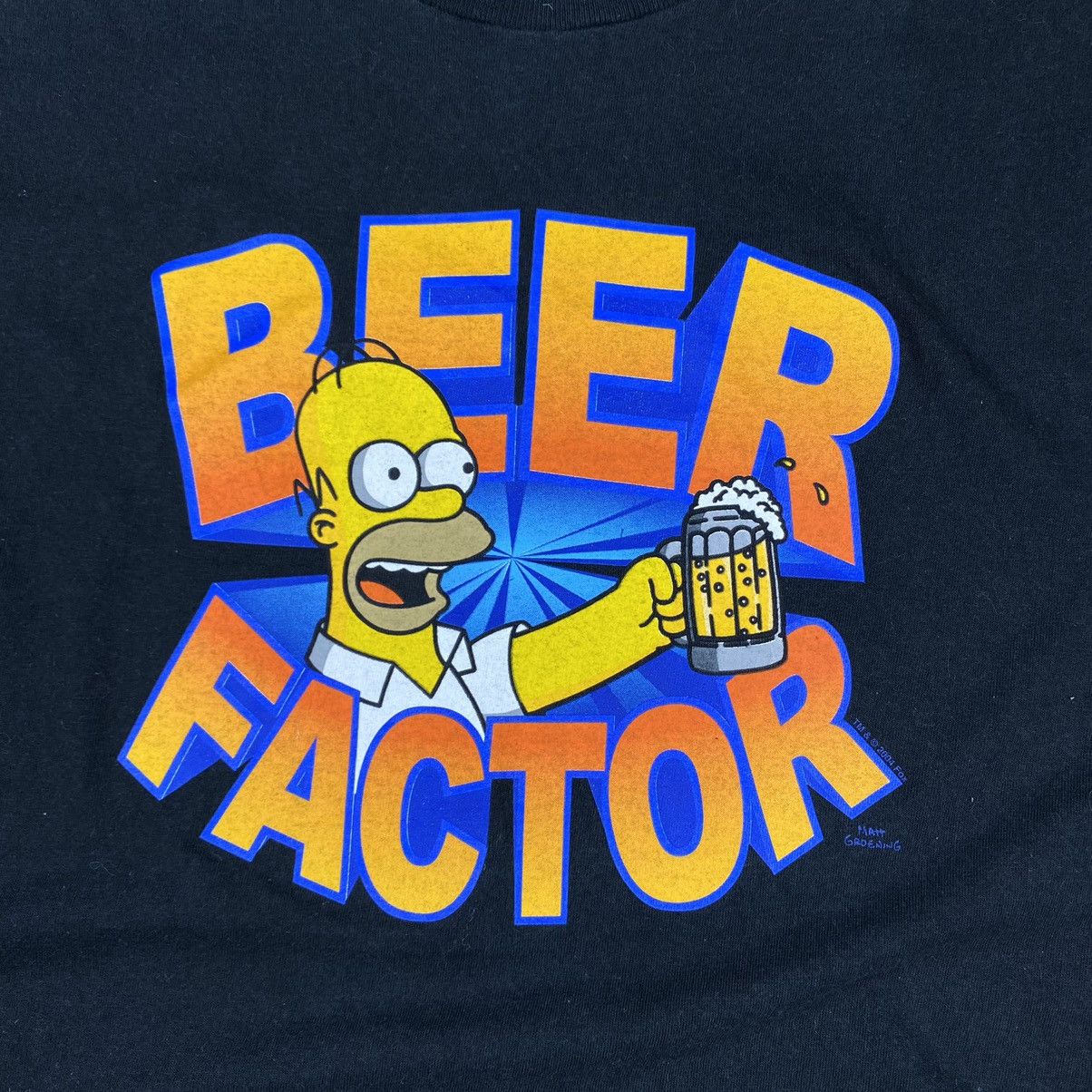 Streetwear × The Simpsons × Vintage 2004 Vintage The Simpsons Beer ...