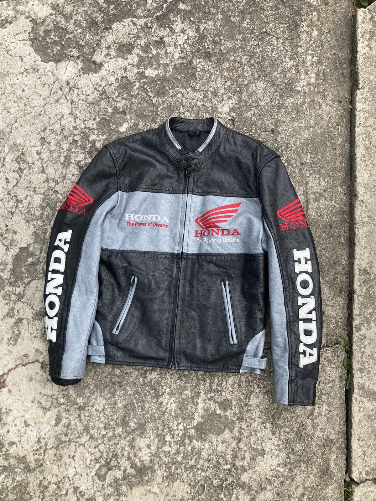 Honda Vintage Honda leather Jacket | Grailed