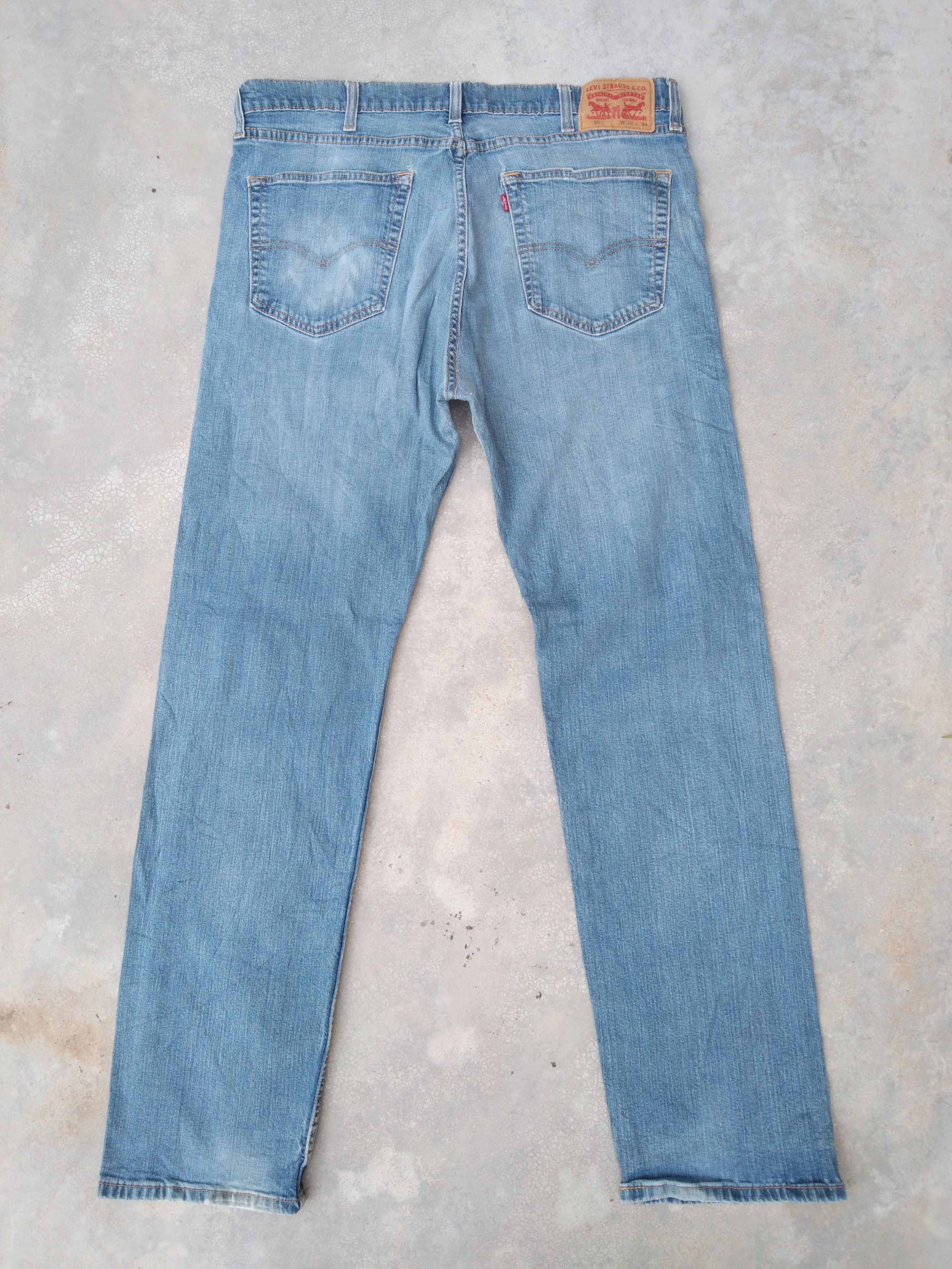 Vintage Vintage Levi's Jeans 505 Light Wash Denim 37x33 | Grailed