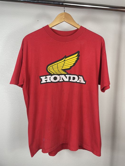 Vintage Vintage Honda Wing Logo Metro Racing T-shirt | Grailed