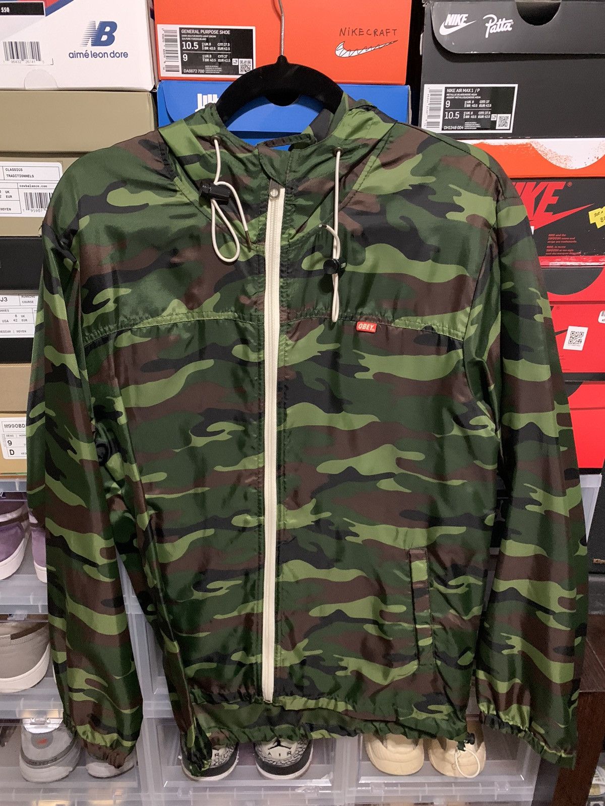 Obey Obey Camo Windbreaker | Grailed