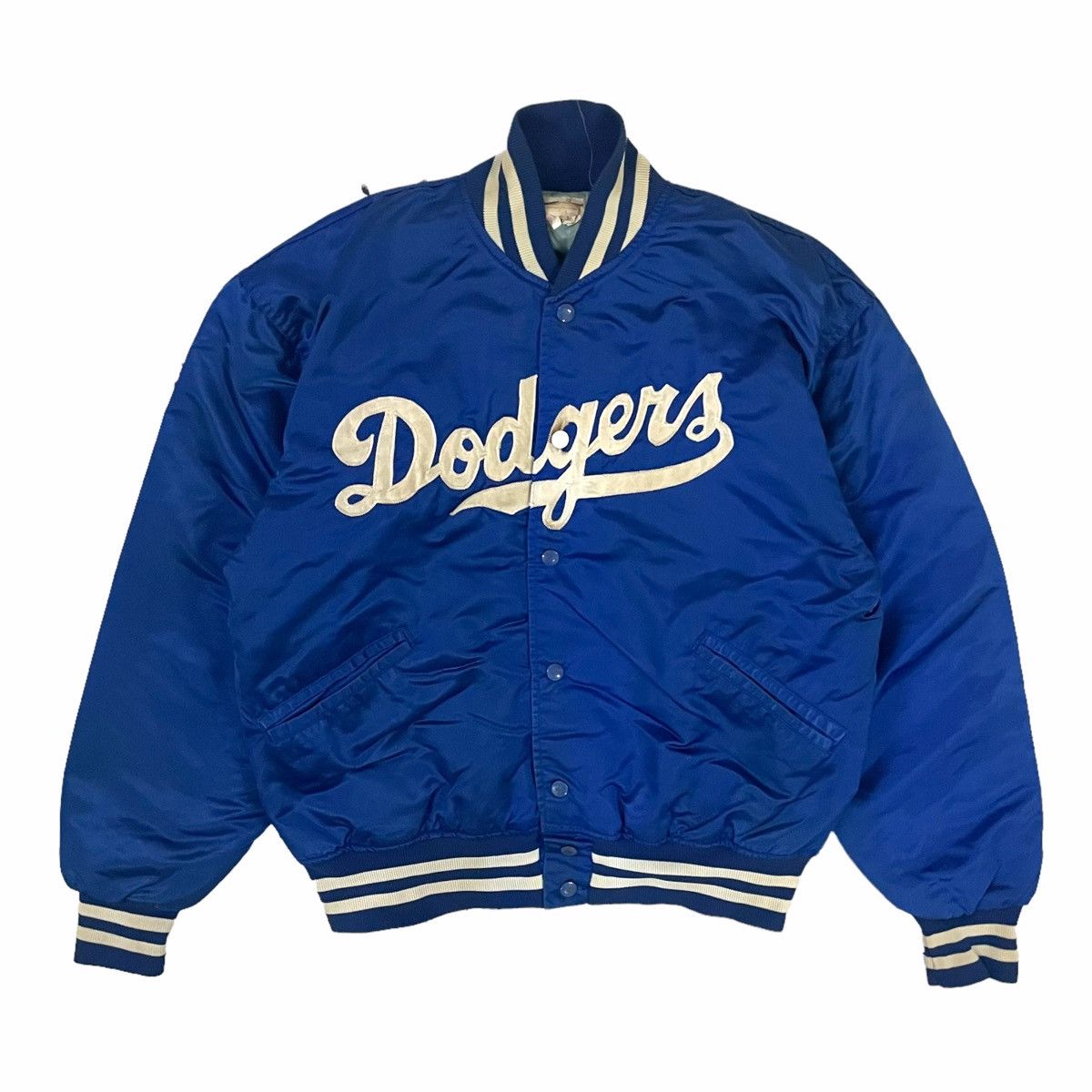 MLB 💥80’s MLB LA DODGERS BASEBALL SATIN VARSITY JACKET | Grailed