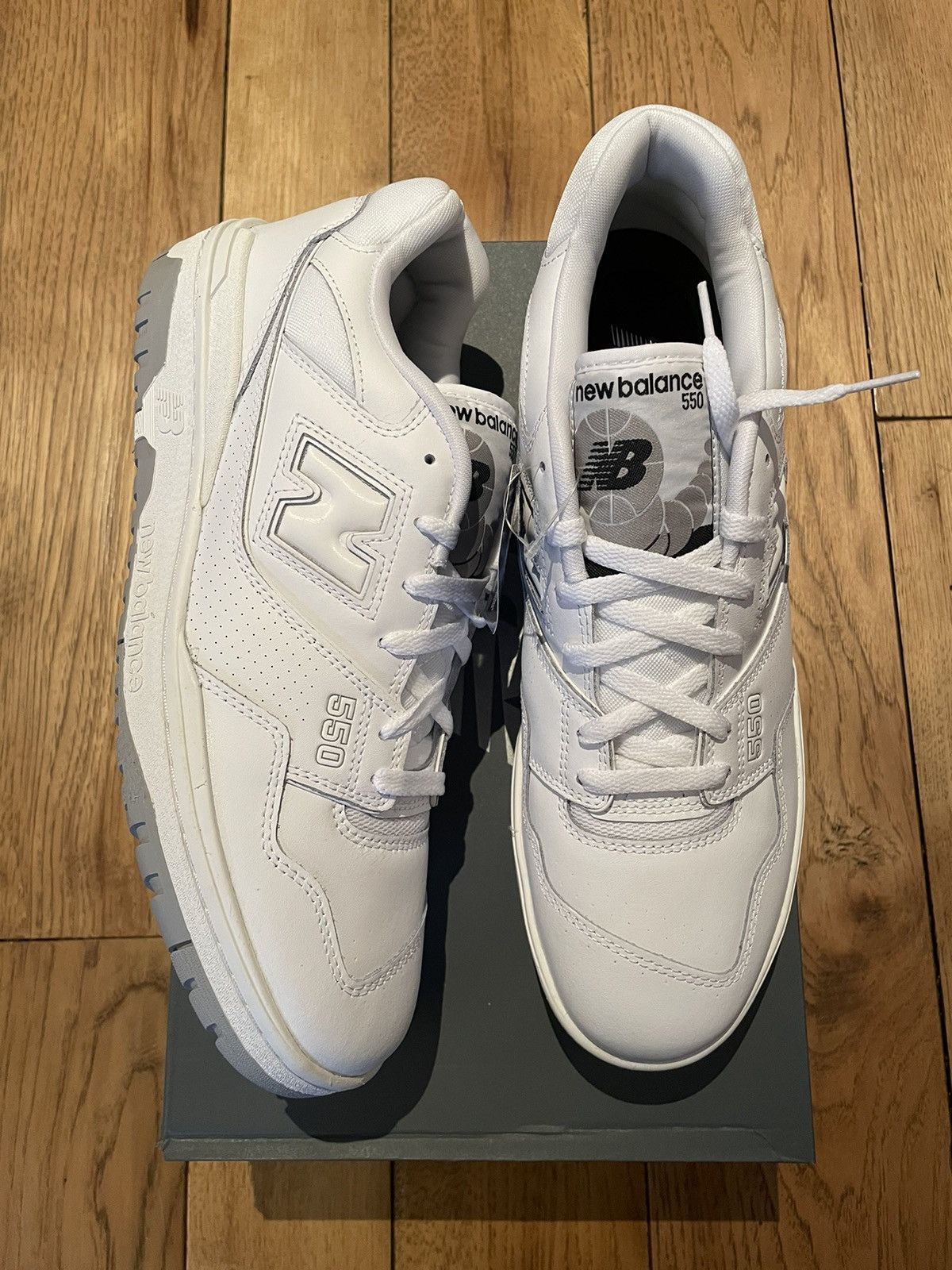 New Balance New Balance 550 White Grey Neutral Grey | Grailed