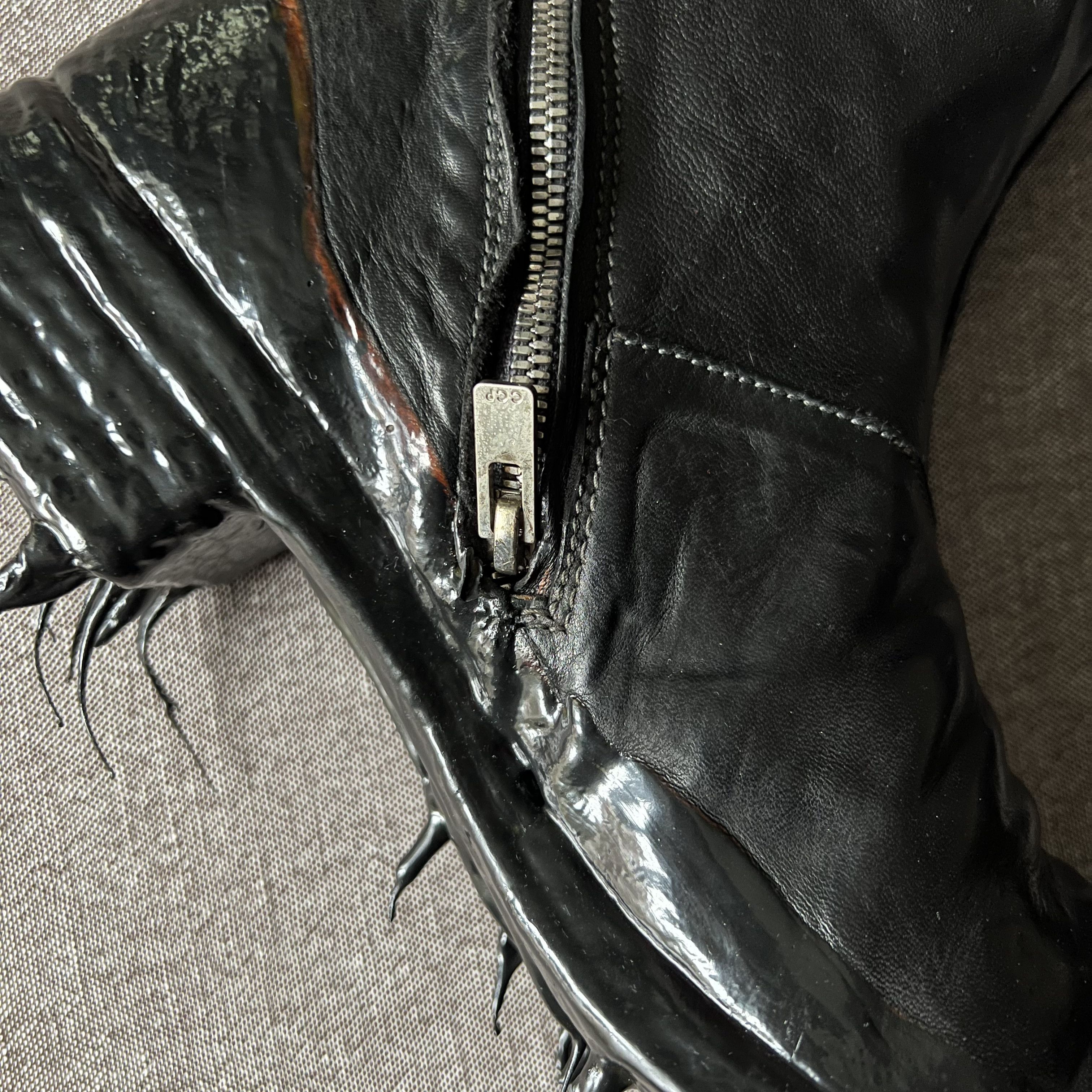Carol Christian Poell Carol Christian Poell CCP drip tornado boots ...