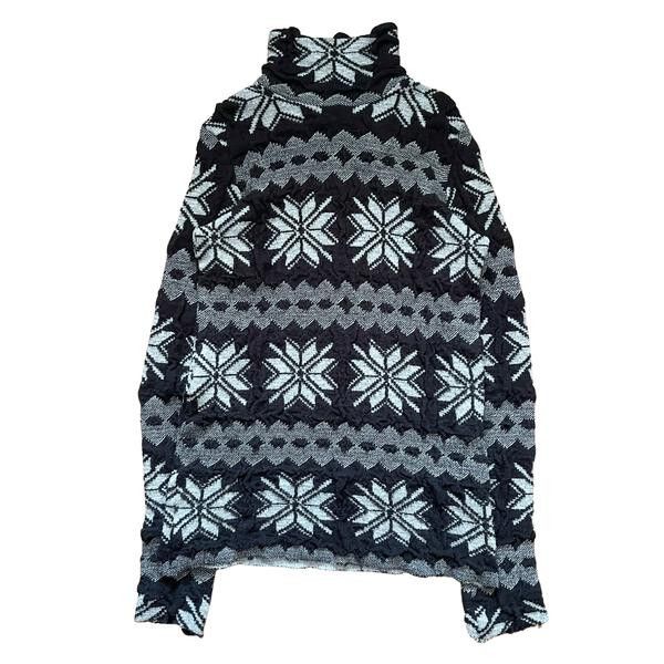 Raf Simons Raf Simons over sized Nordic Pattern Mock 2003 A/W | Grailed