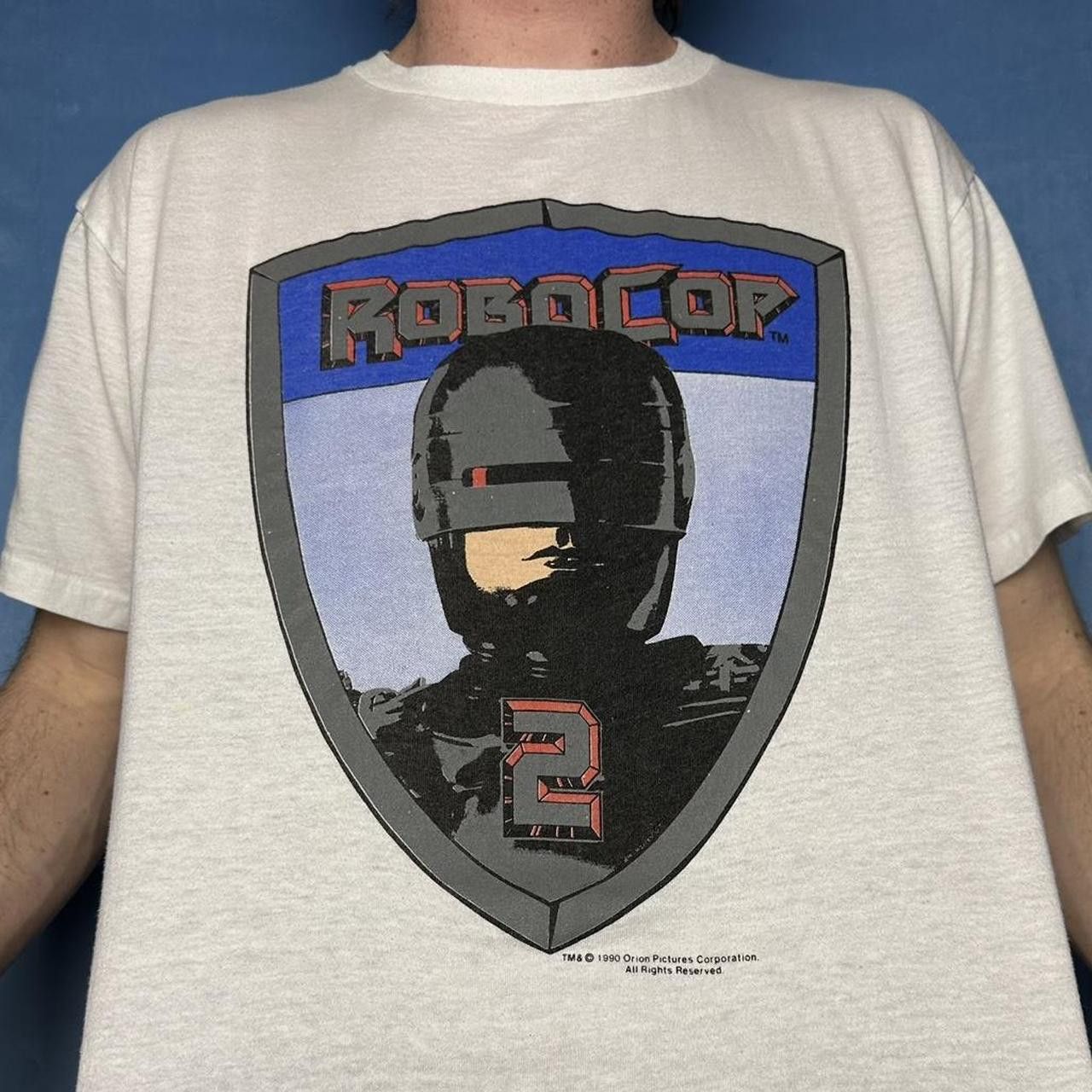 Vintage vintage robocop movie t-shirt 90s single stitch | Grailed