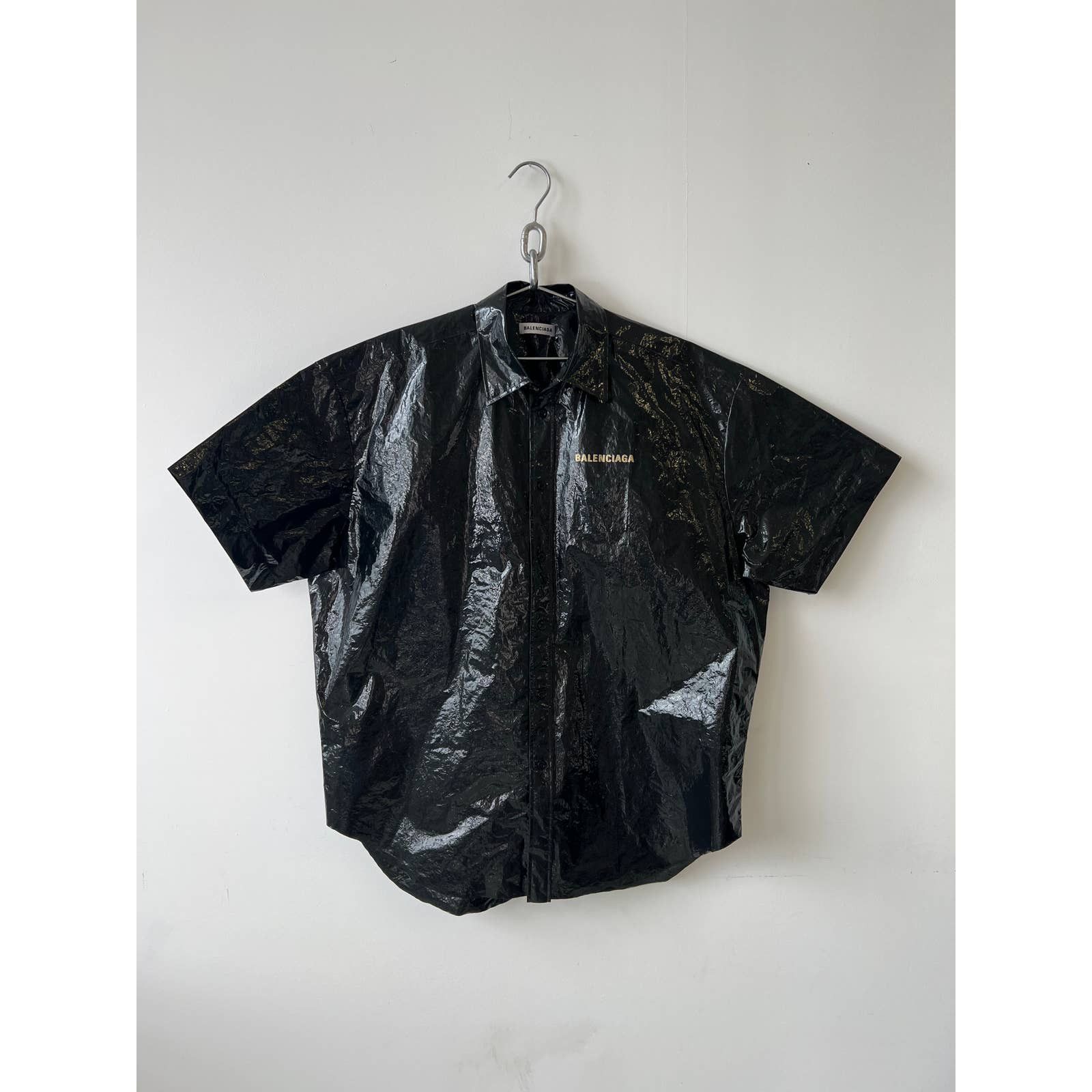 Balenciaga SS18 Garbage Bag Shirt | Grailed