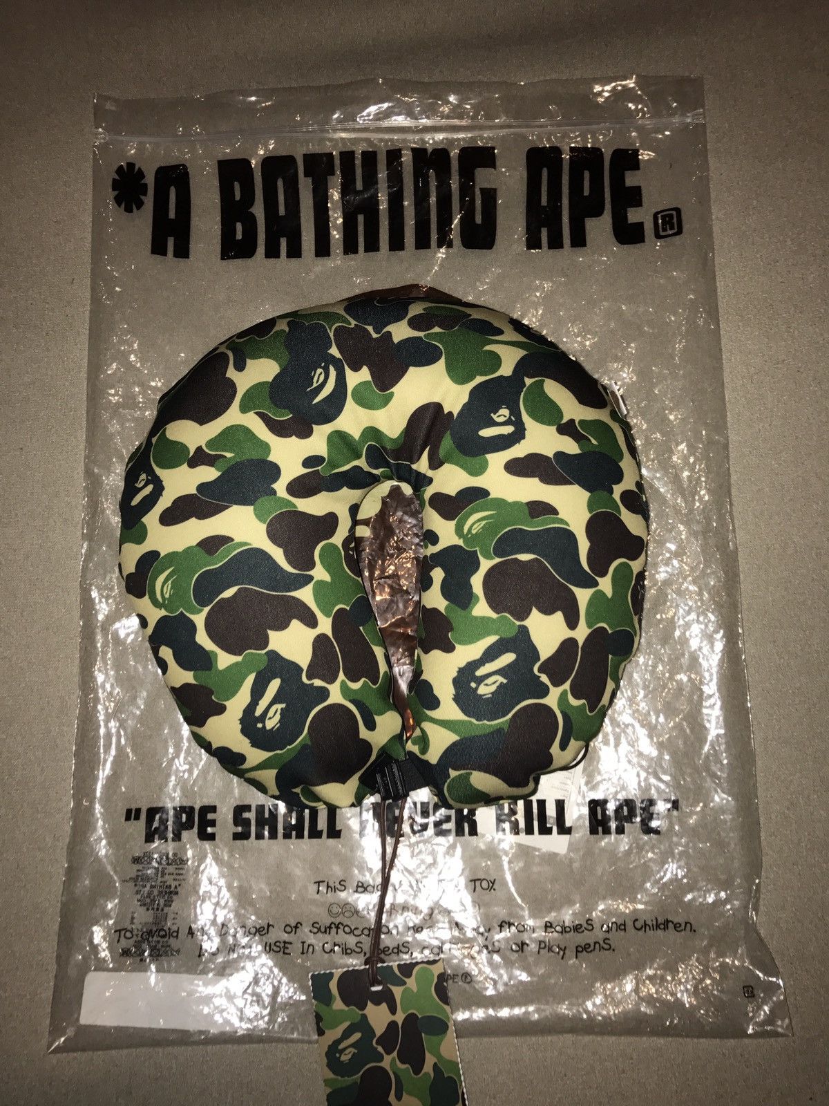 Bape Bape Neck Pillow/Neck Rest | Grailed
