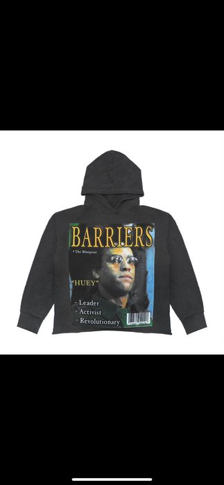 Barriers Barriers Huey Newton Hoodie | Grailed
