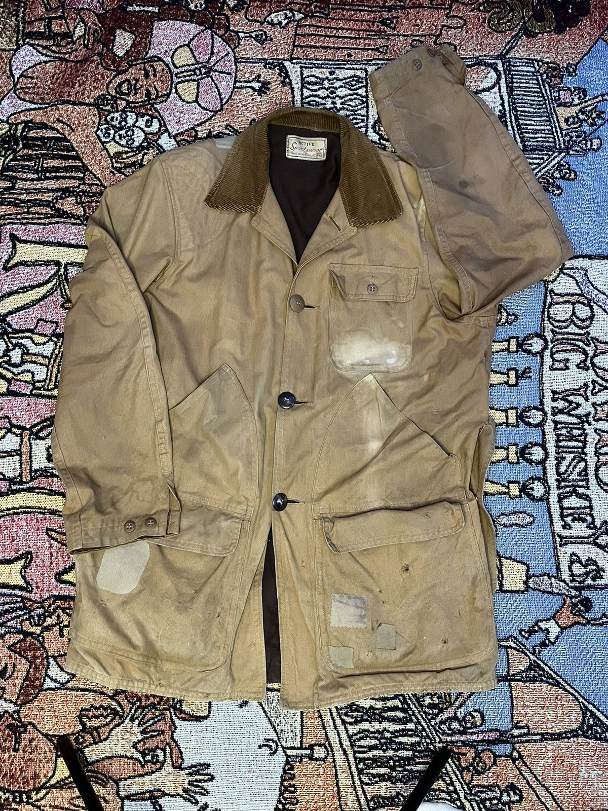 Carhartt × Streetwear × Vintage Vintage 50s 60s Patchwork Hunting Chore ...