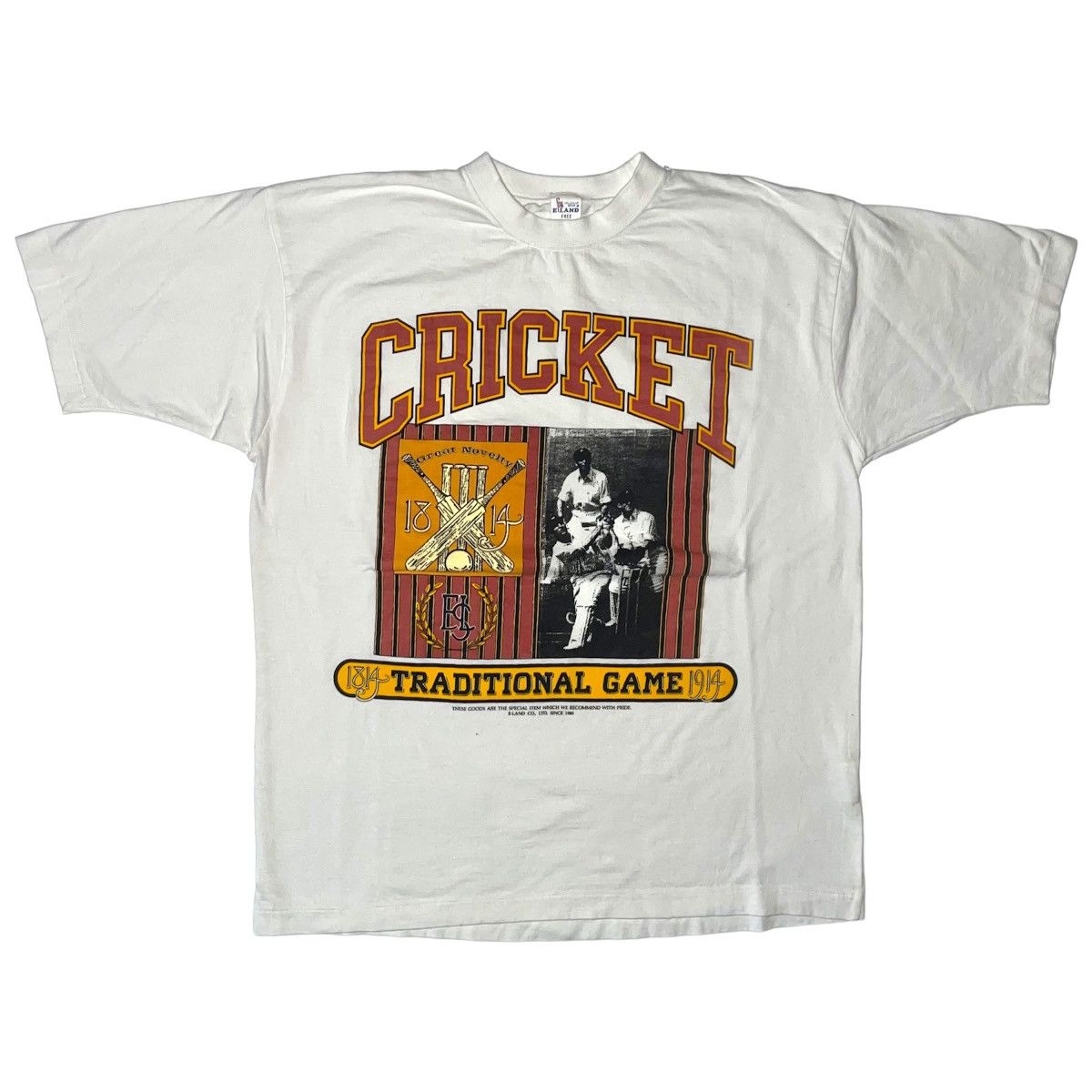 Vintage Vintage 90s Cricket Traditional Game Sports T-Shirt | Grailed