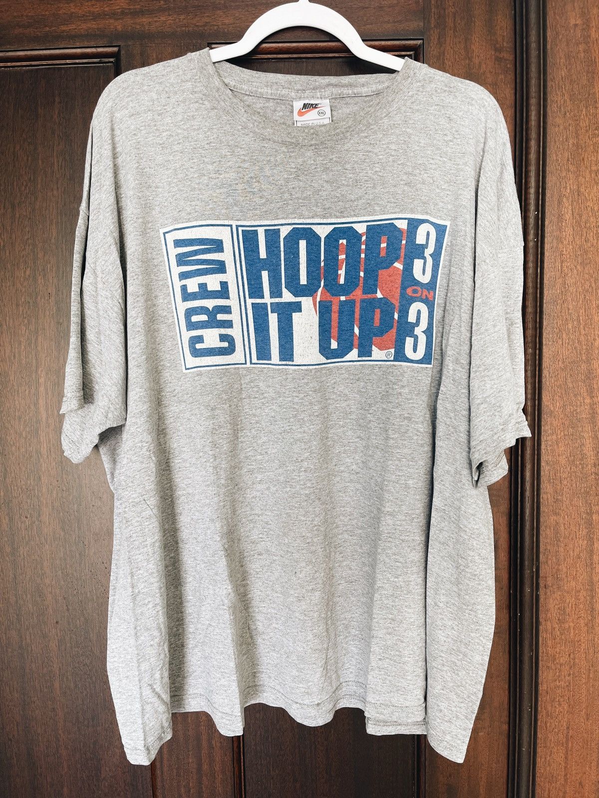 Nike Vintage 90s Nike Hoop It Up 3v3 Shirt Basketball White Tag | Grailed