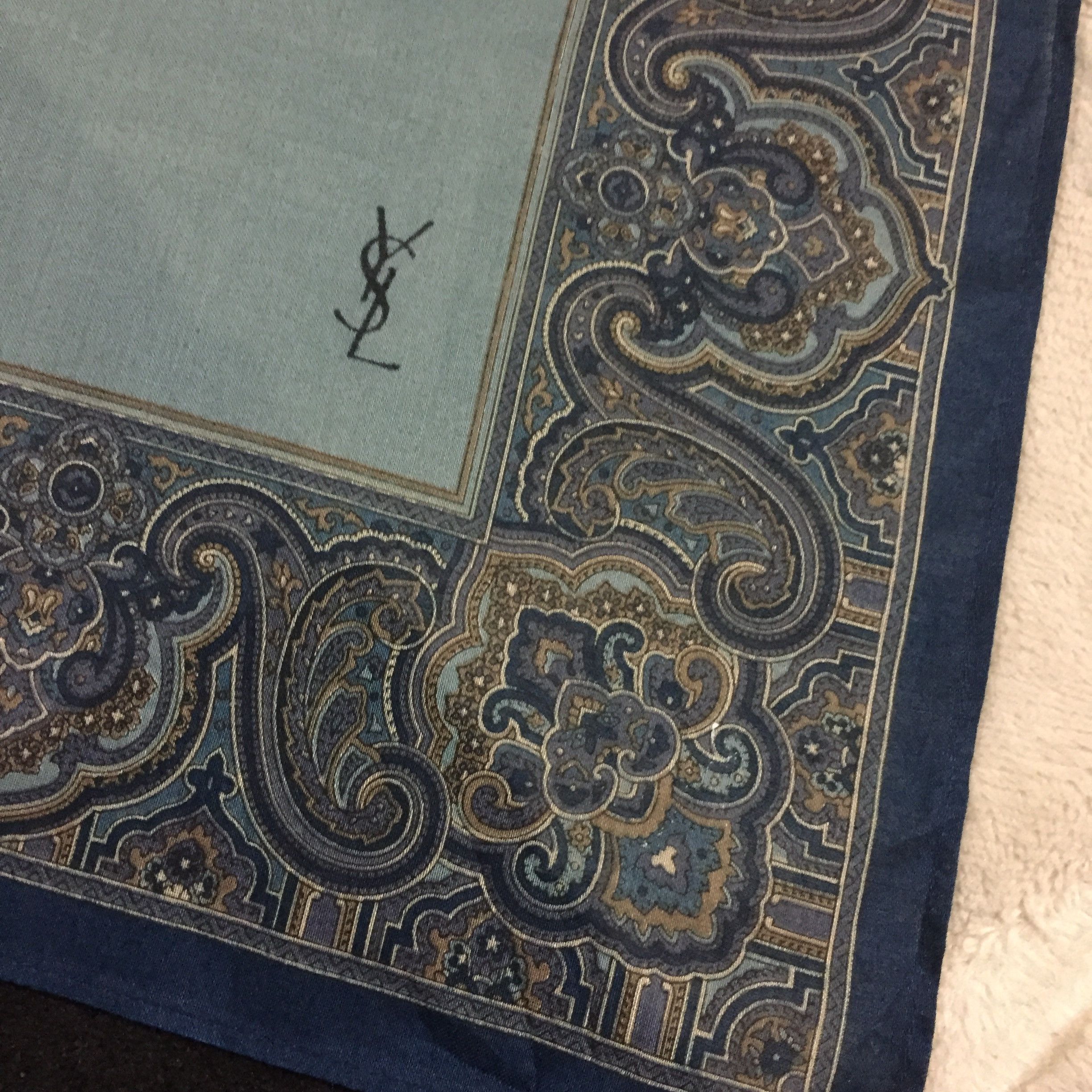 Yves Saint Laurent yves saint laurent handkerchief bandana | Grailed