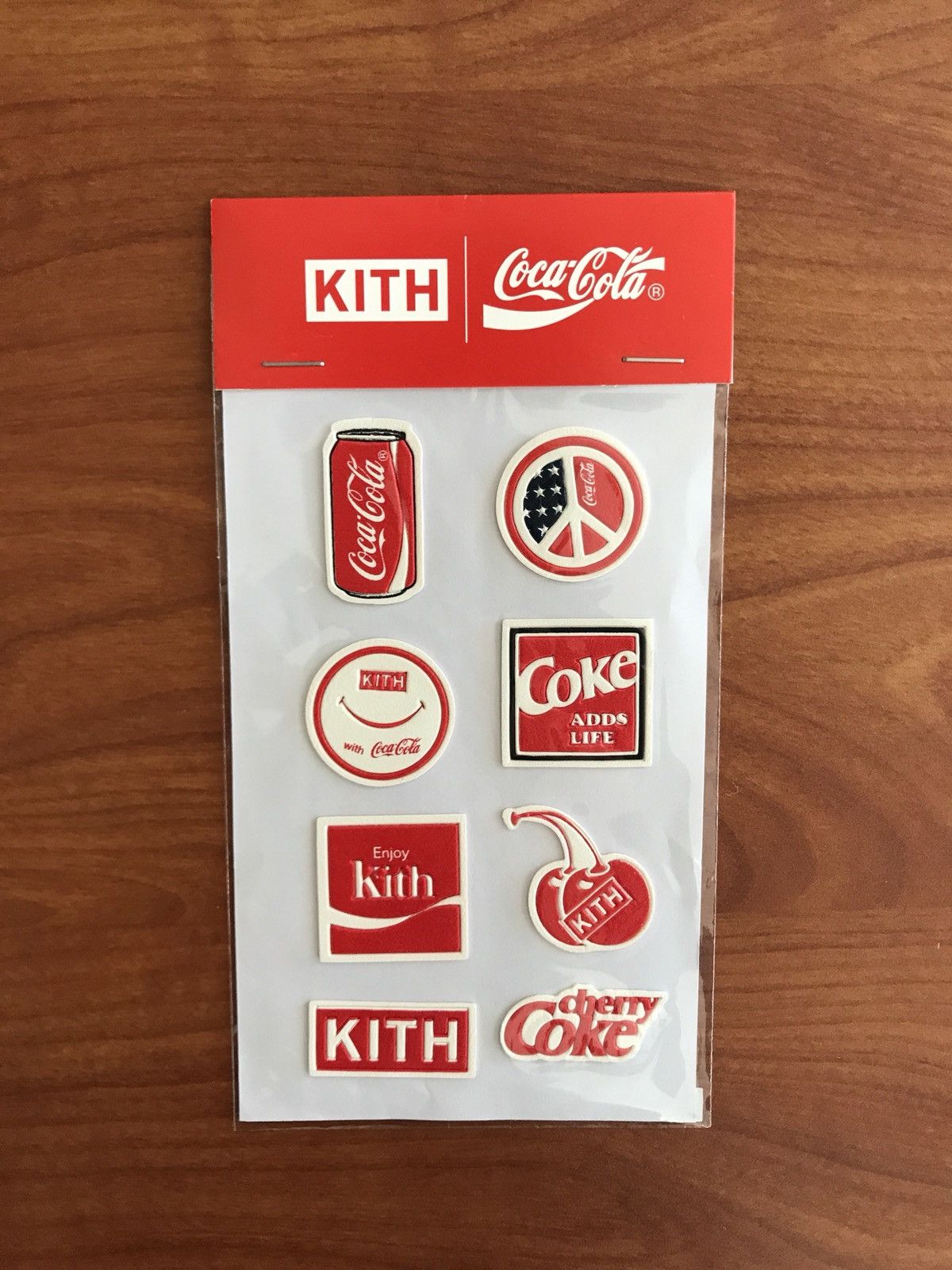 Coca Cola × Kith Kith NYC Coca Cola Coke Sticker Pack Leather | Grailed