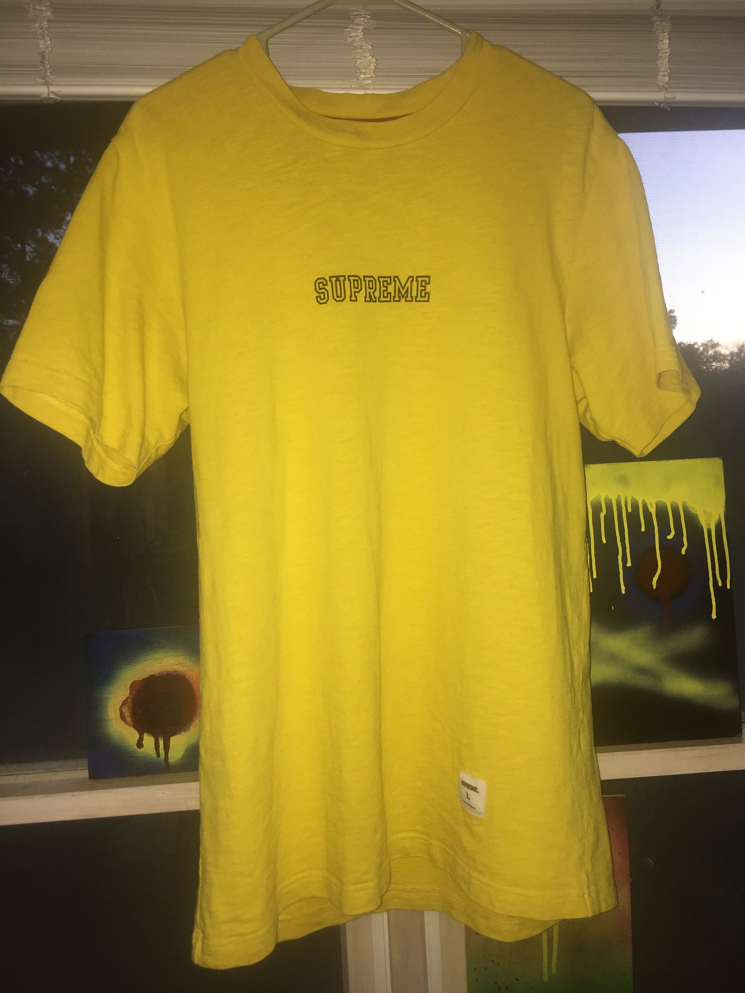 Supreme College Logo Tee | Grailed