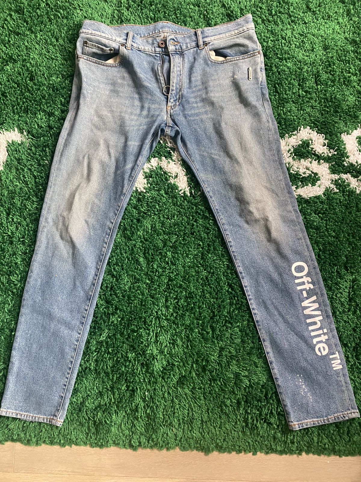 Off-White Off White Denim Jeans | Grailed