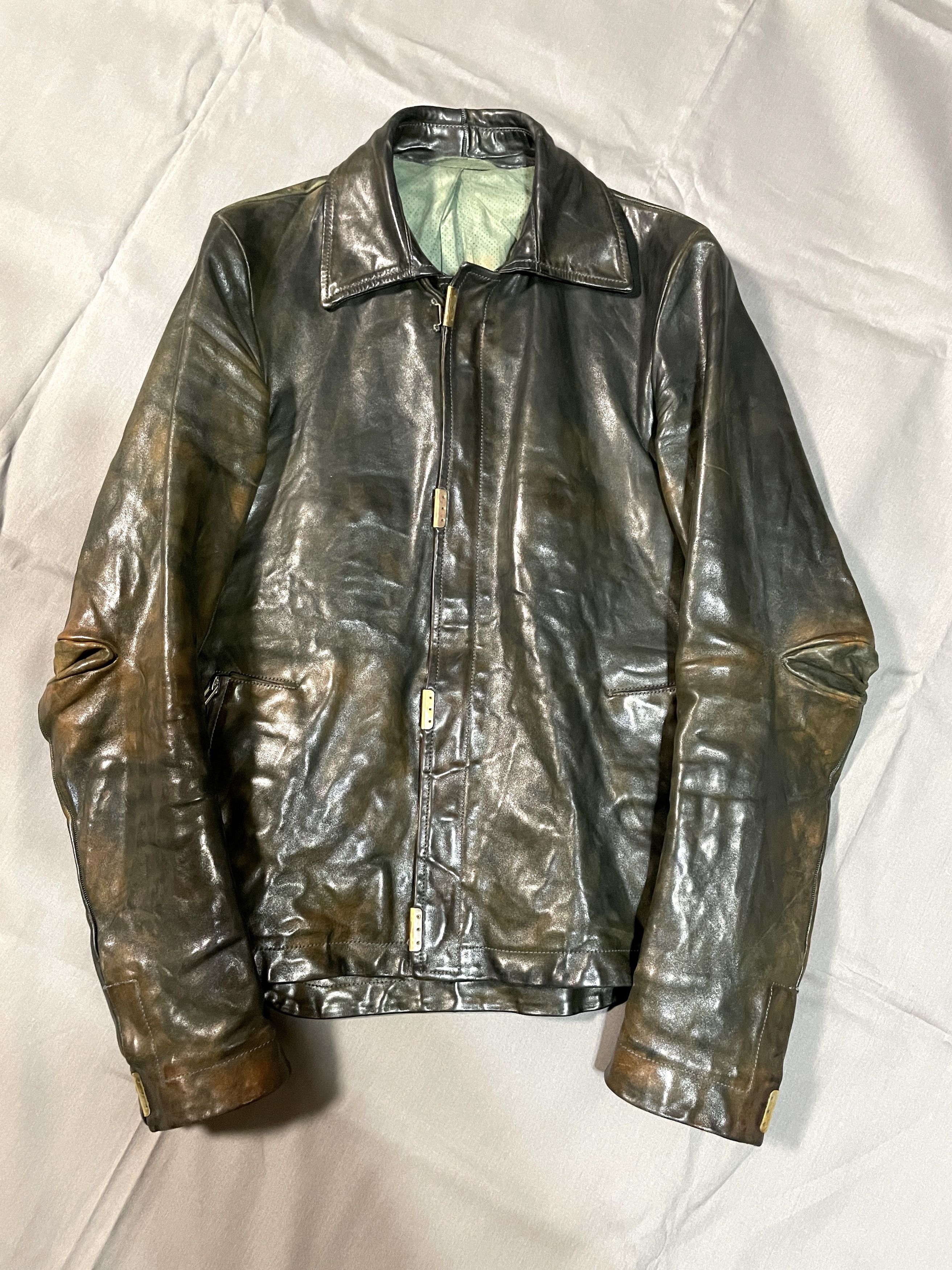 Carol Christian Poell 2015 CCP Scarstiched Leather Jacket | Grailed