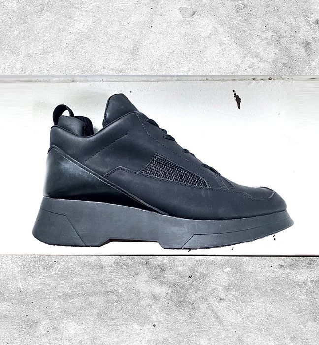 Julius ‘KNIVES’ ALL-BLACK PLATFORM SNEAKERS | Grailed