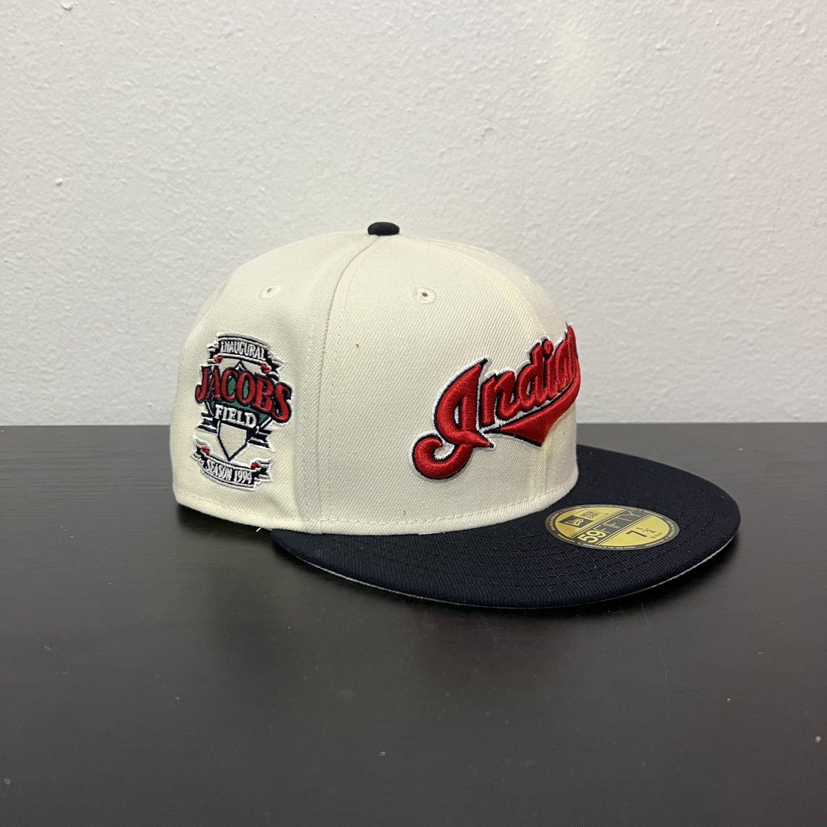 Hat Club × New Era 7 1/2 Cleveland Indians Jacobs Field Patch New Era ...