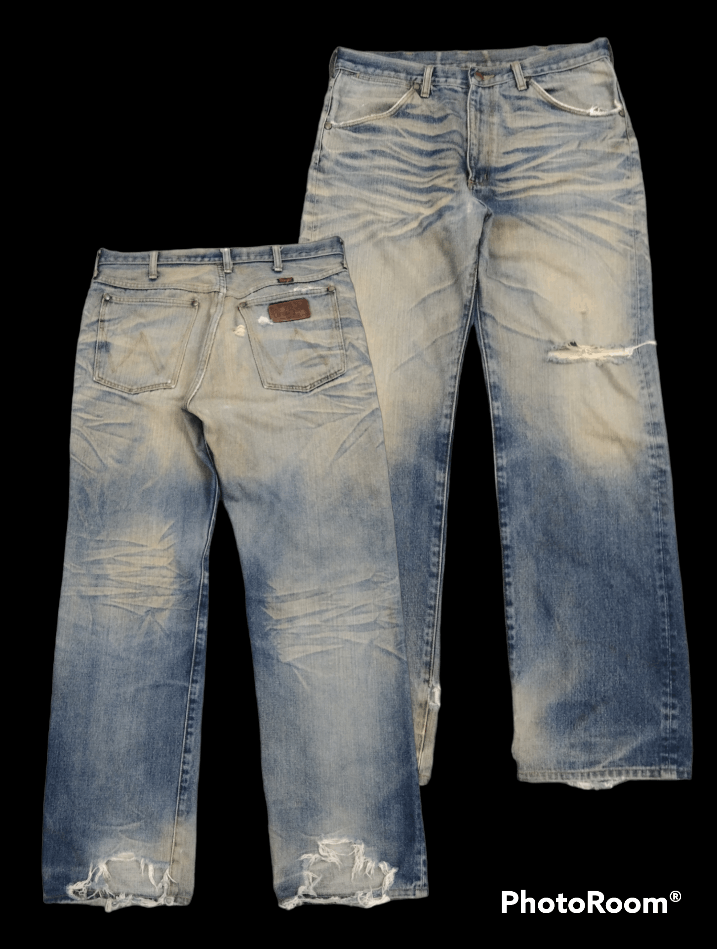 Rusty THRASH RUSTY WRANGLER BLUE BELL DENIM PANTS | Grailed