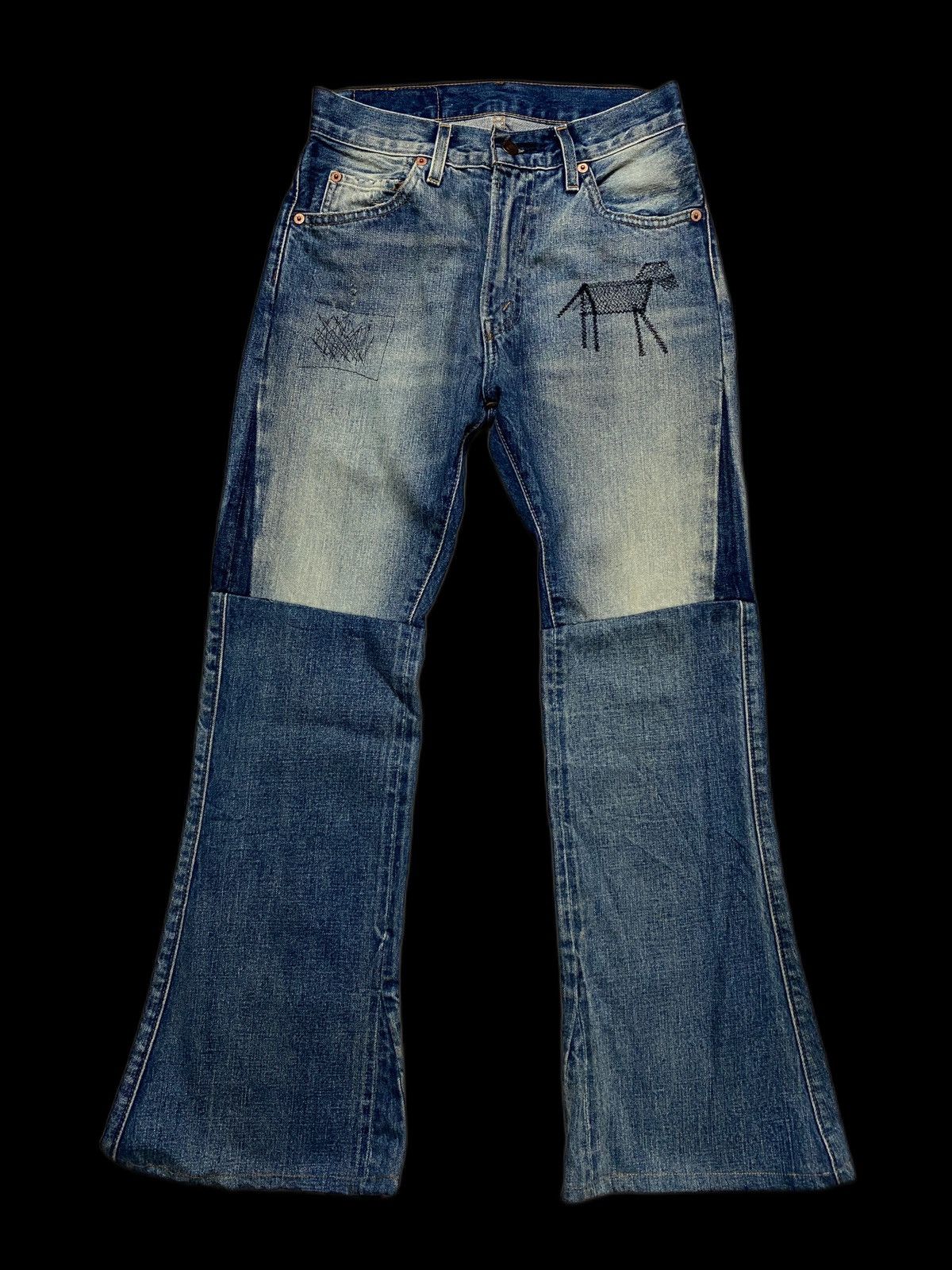 Custom × Levi's × Levi's Vintage Clothing 💥RED LINE SELVEDGE💥LEVIS 505 ...