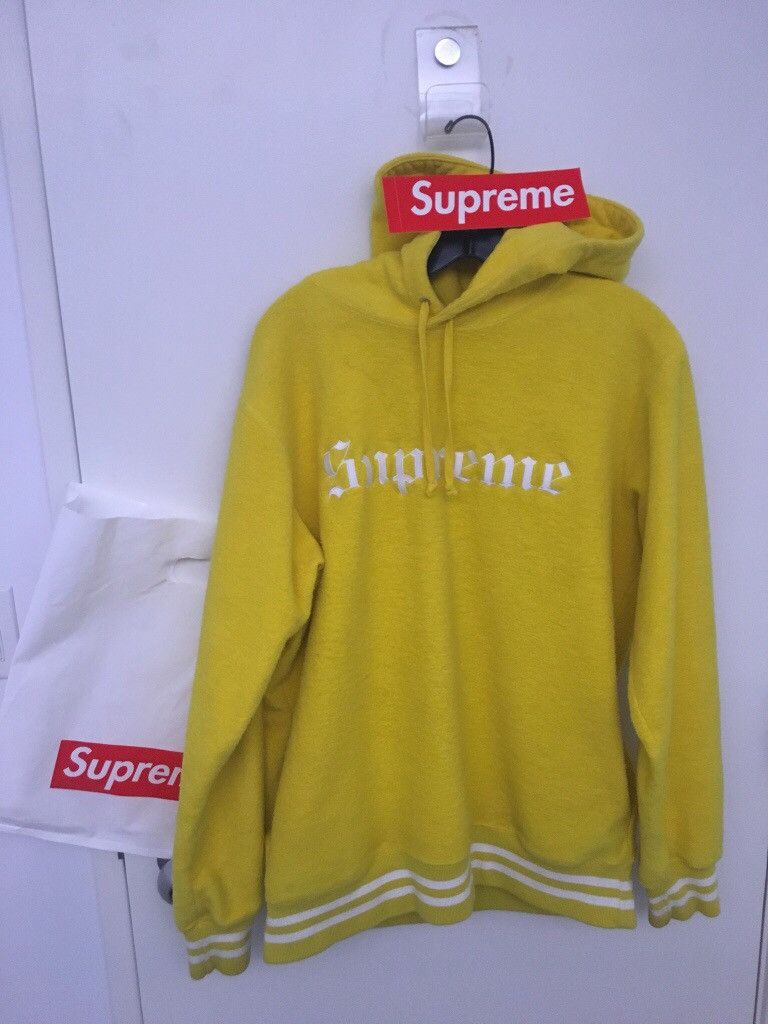 Supreme Yellow Supreme Hoodie | Grailed