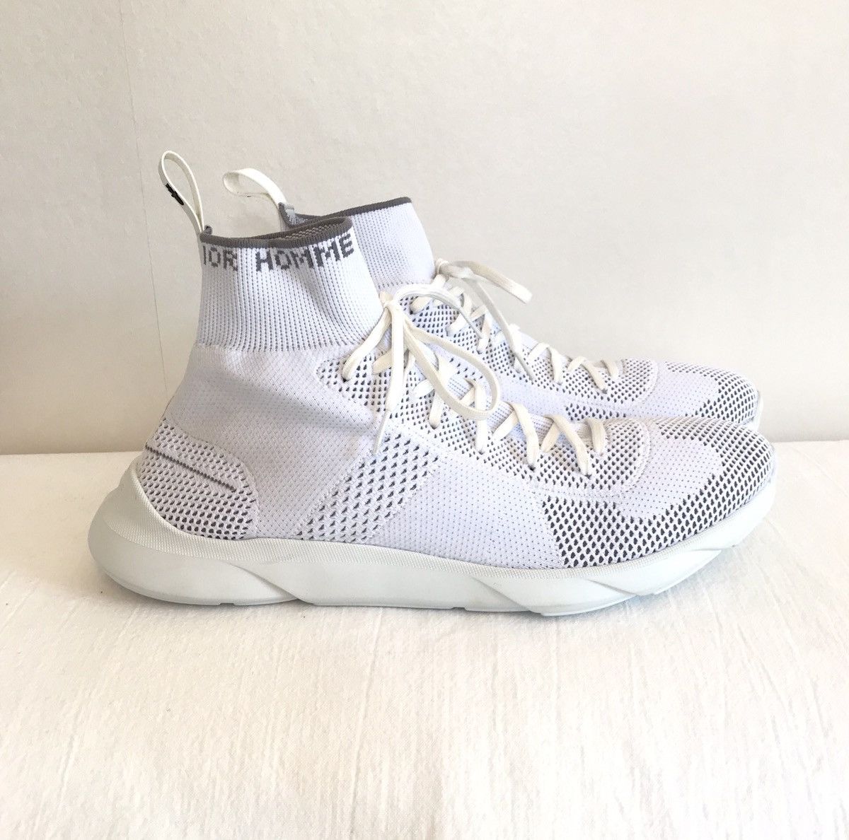 Dior Dior B21 High-Top White Sneaker | Grailed