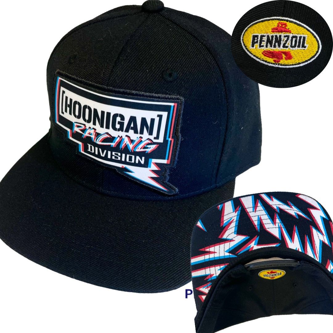 Other Hoonigan Racing KEN BLOCK BLUR Pennzoil Hot Rod SnapBack Hat ...
