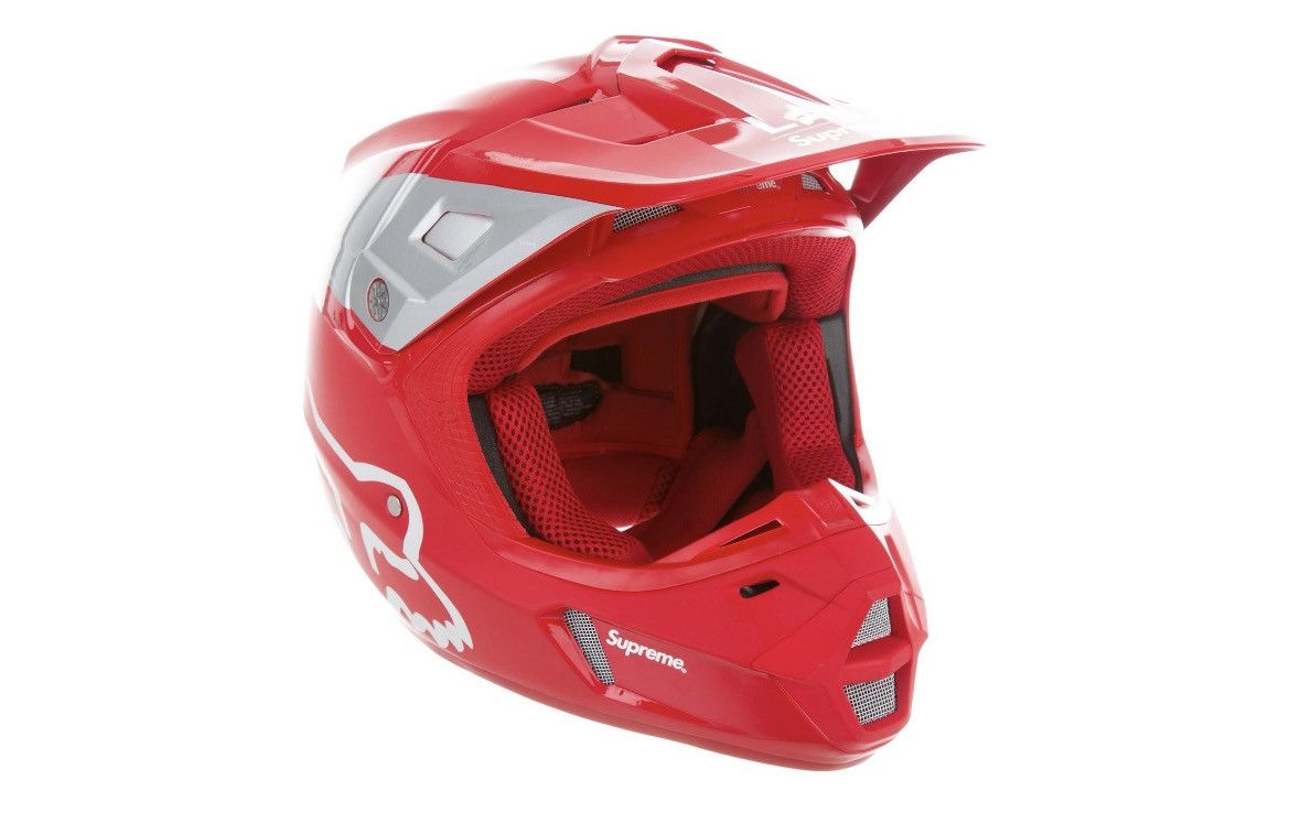 Supreme Supreme x Fox Racing Helmet V2 Brand New Red | Grailed