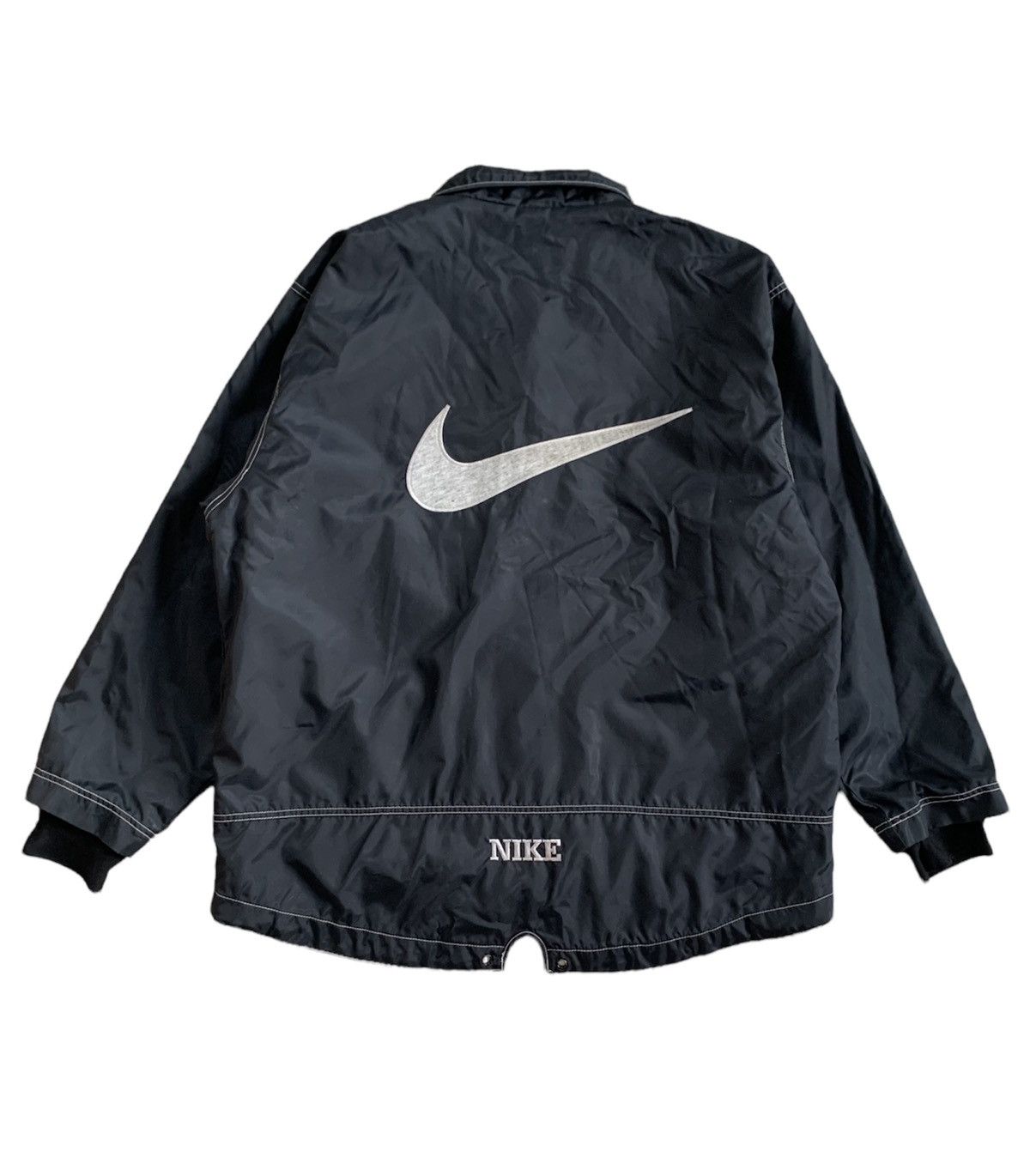 Nike × Vintage Very rare Vintage Nike Jacket Big Logo Swoosh Logo 90s ...