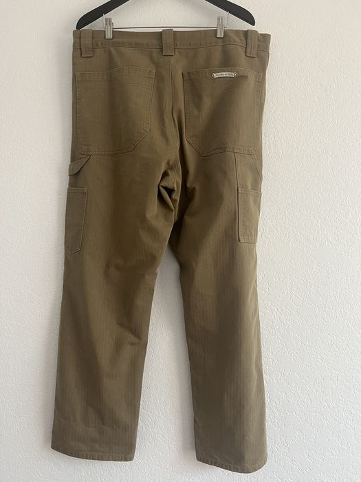Chrome Hearts CH Carpenter Pants in Herringbone Tobacco | Grailed