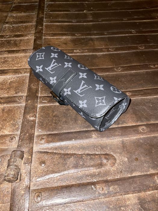 Louis Vuitton 3 watch roll leather case | Grailed