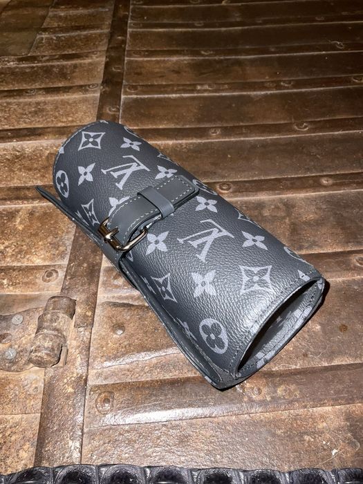 Louis Vuitton 3 watch roll leather case | Grailed