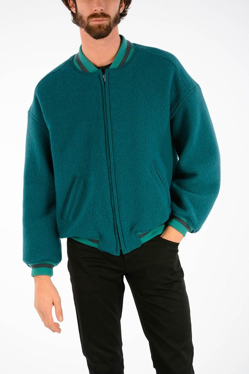 Yeezy Season RARE SMALL YEEZY SEASON LETTERMAN JACKET WOOL BOMBER | Grailed