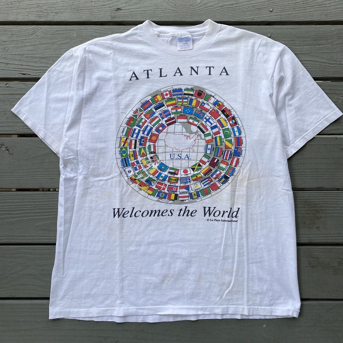 Made In Usa × Usa Olympics × Vintage Vintage 1996 Atlanta Olympics ...