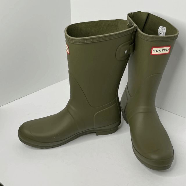 Hunter Hunter Short Original Green Boots | Grailed