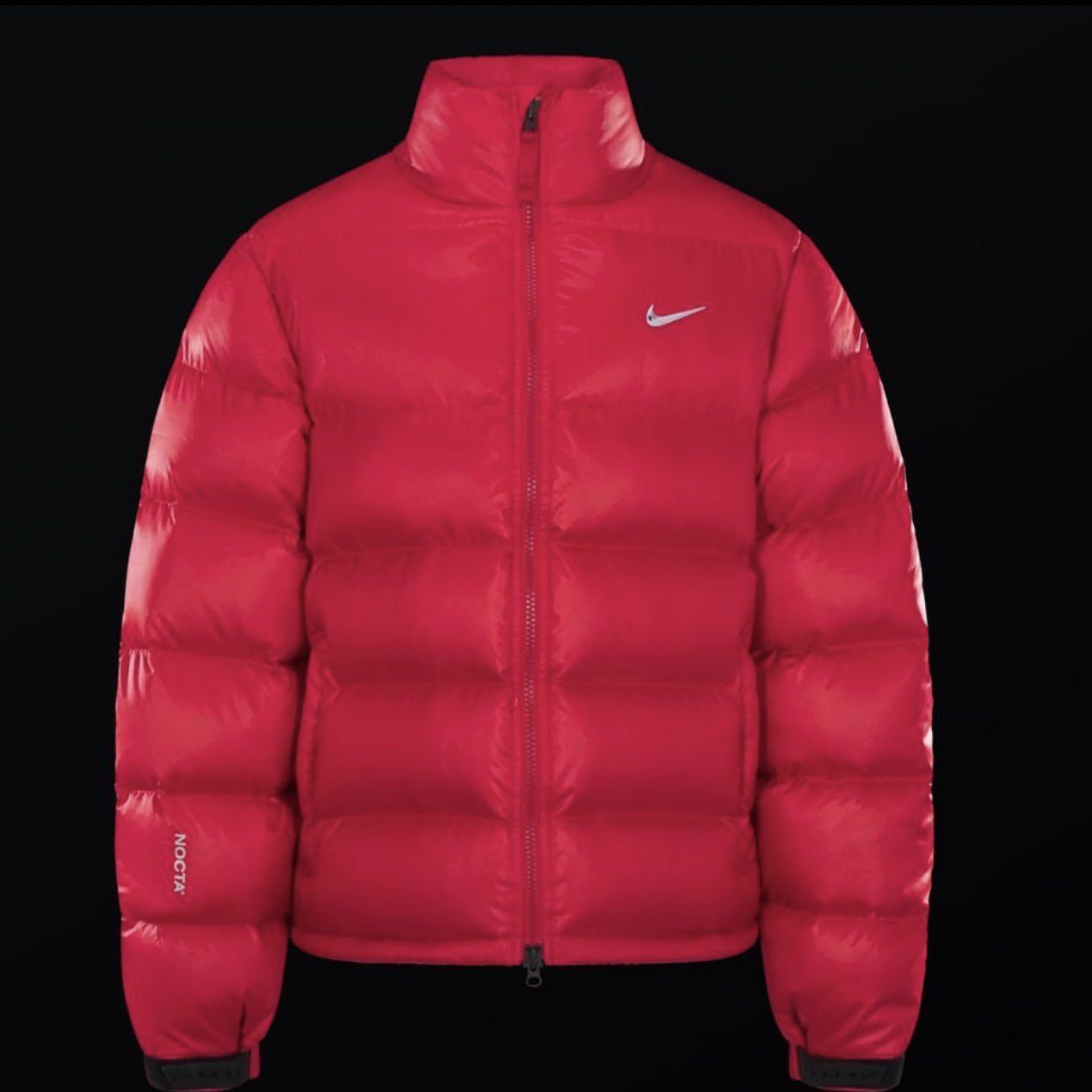 Drake × Nike NOCTA X NIKE Unreleased F&F Sunset Red Puffer Jacket | Grailed