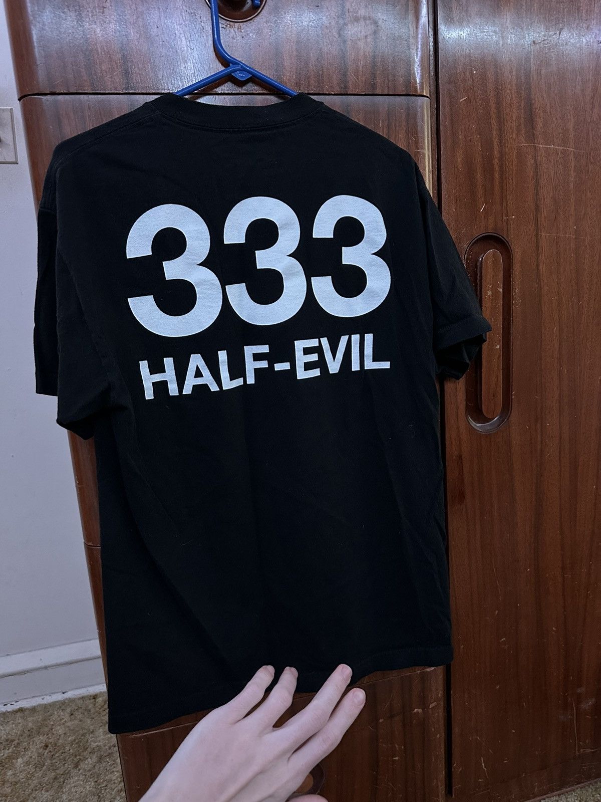 Half Evil Half Evil UV Logo T-shirt SS21 | Grailed