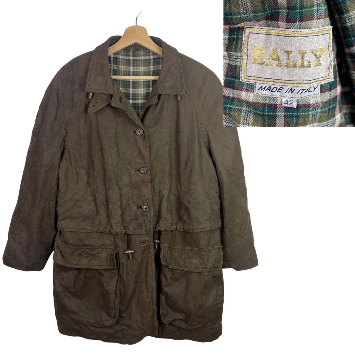 Bally × Leather Jacket × Vintage RARE🔥VINTAGE BALLY LEATHER JACKET MADE ...