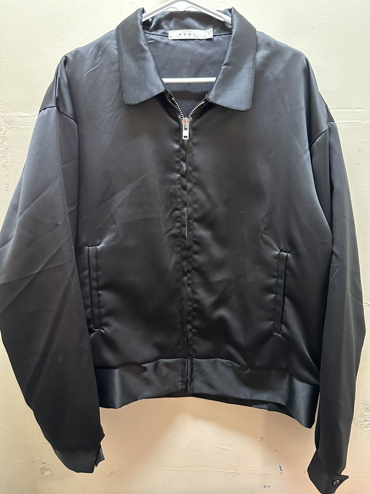 MNML × Streetwear Mnml Satin Mechanic Jacket | Grailed