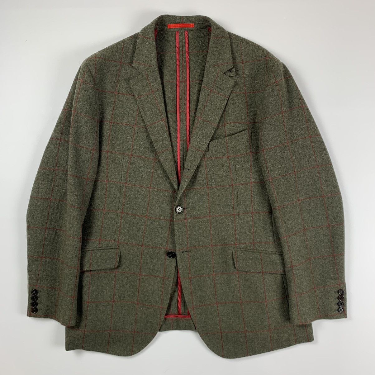 Hackett × Loro Piana Hackett x Loro Piana cashmere checked blazer | Grailed