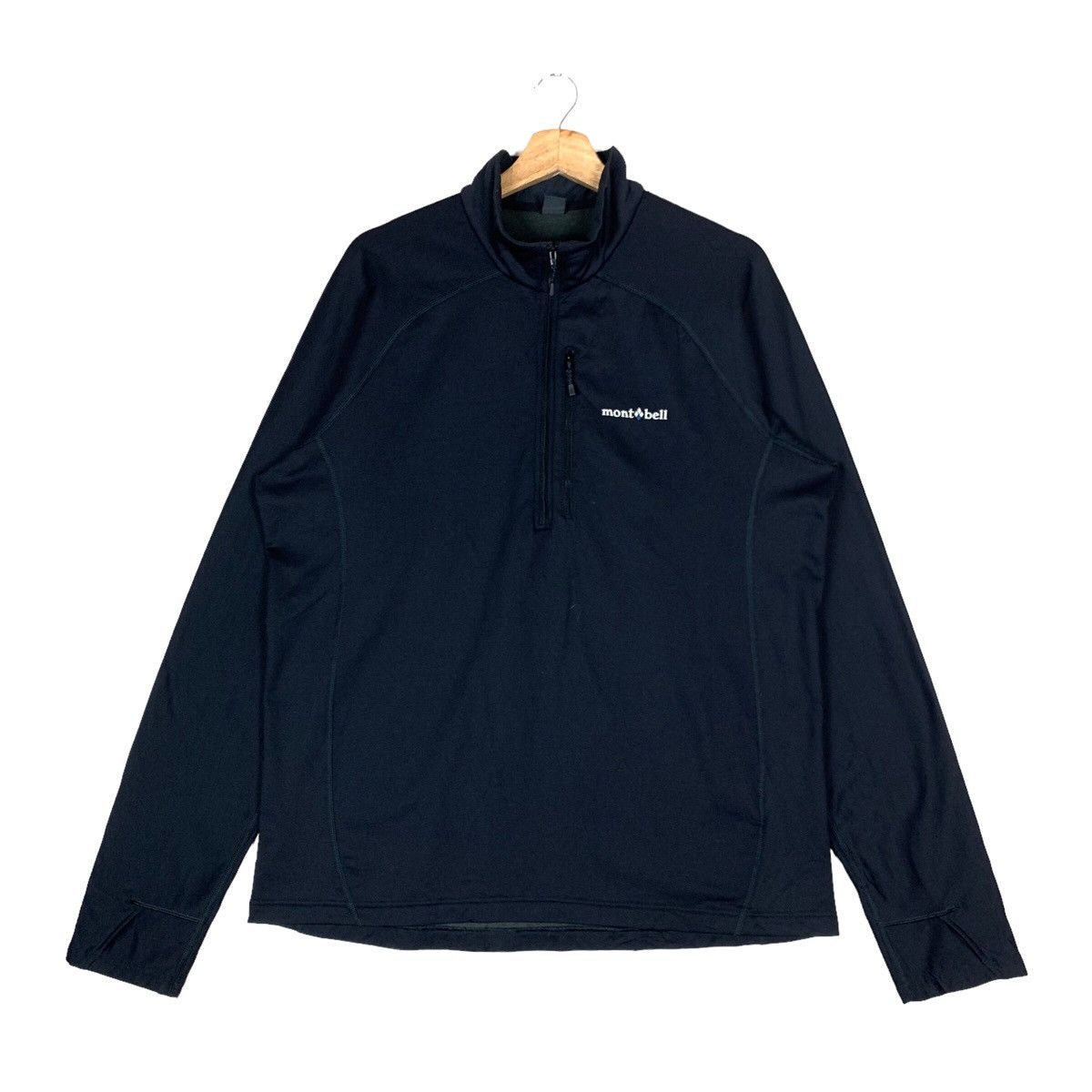 Montbell Japanese Brand Mont-bell Quarter Zip Jersey Long Sleeve | Grailed