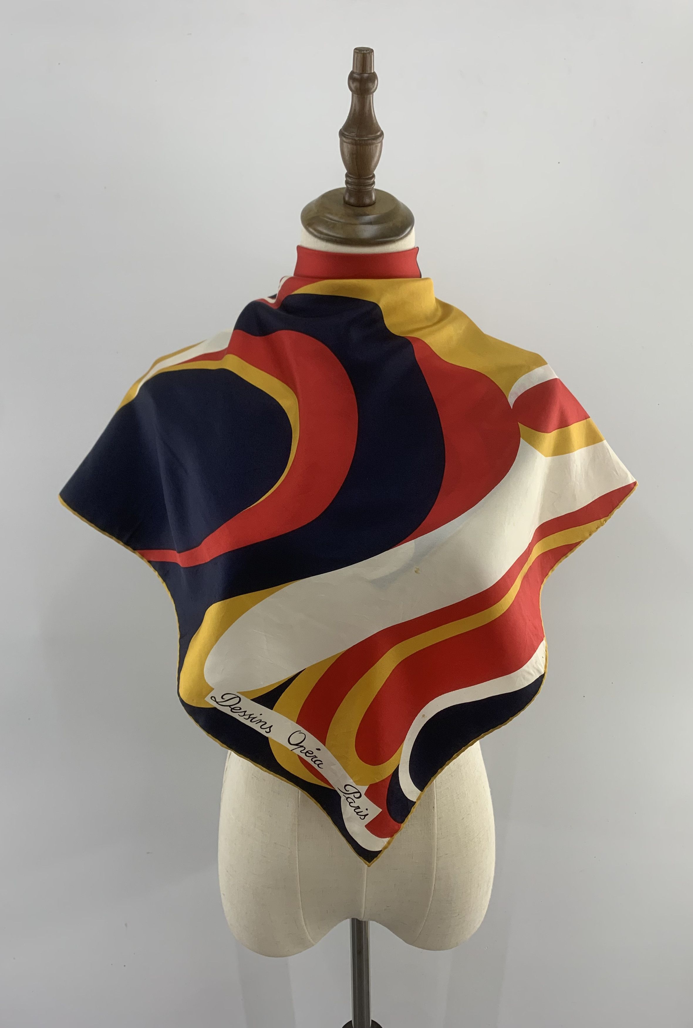 Vintage Dessins Opera Paris Silk Scarf Shawl Wrap Neck Scarf | Grailed