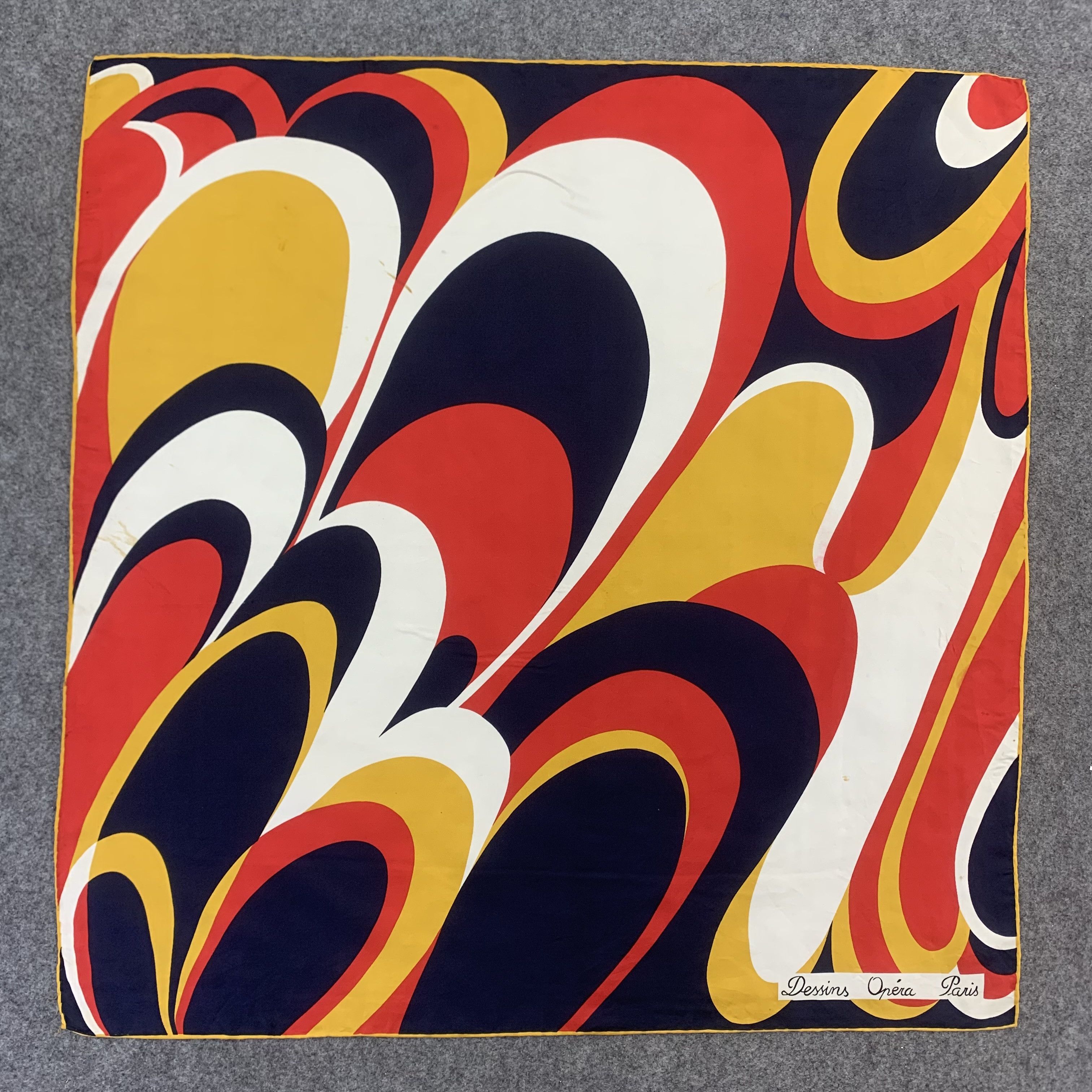 Vintage Dessins Opera Paris Silk Scarf Shawl Wrap Neck Scarf | Grailed
