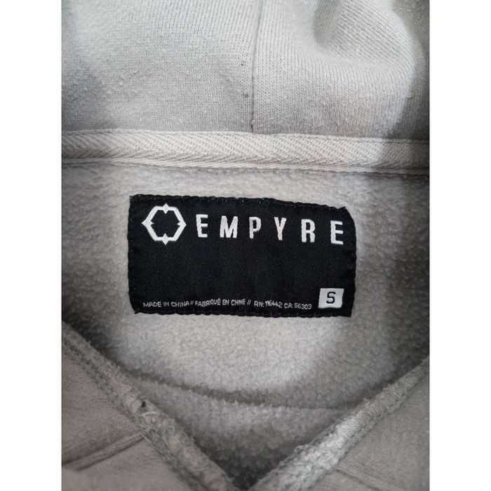 Empyre Empyre Surplus Co Hoodie Mens Small Gray Graphic Logo Active ...