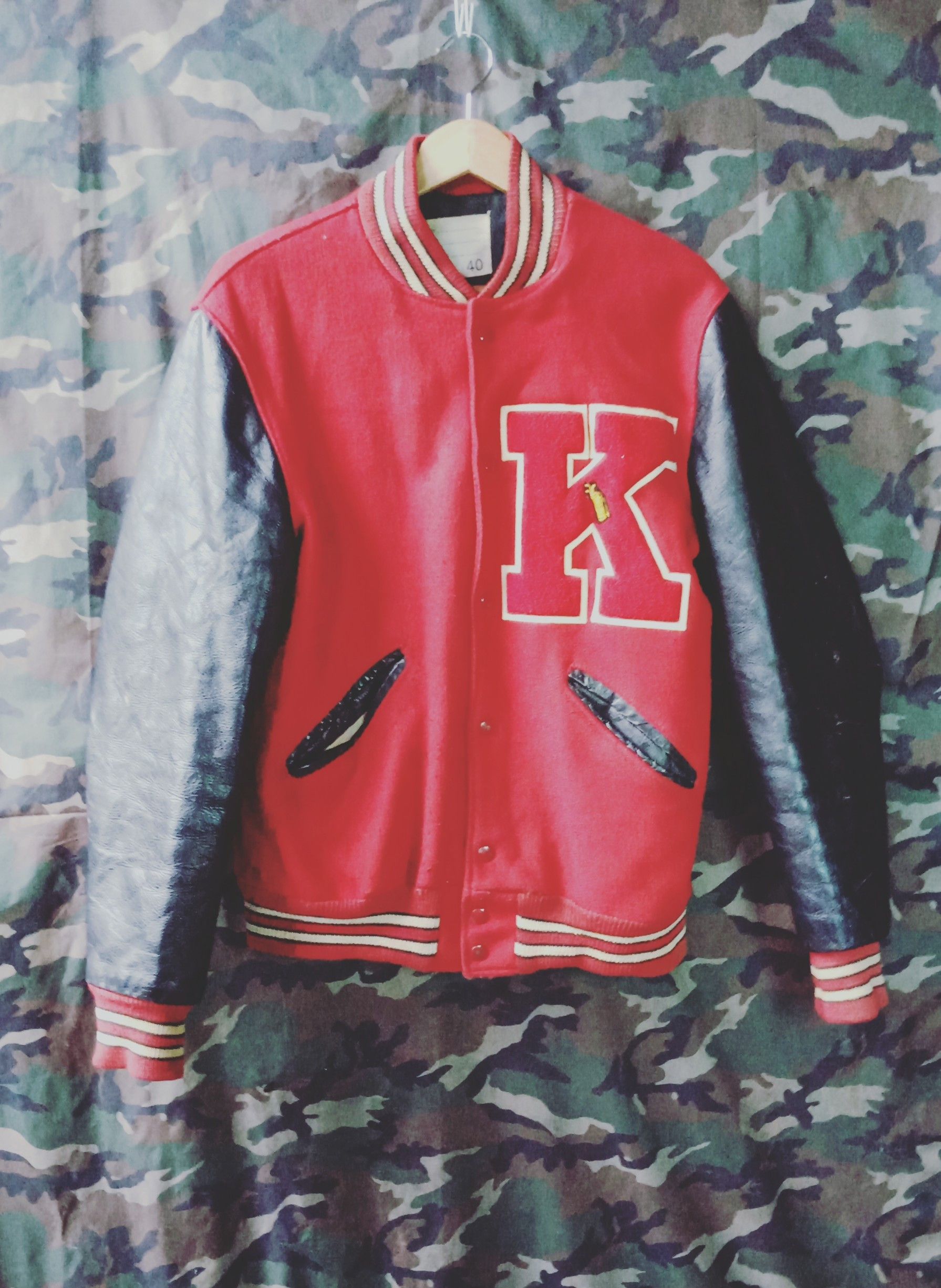 Varsity Jacket × Vintage 🔥 STEALS🔥Vintage Flynntan leather sleeve varsity jacket | Grailed