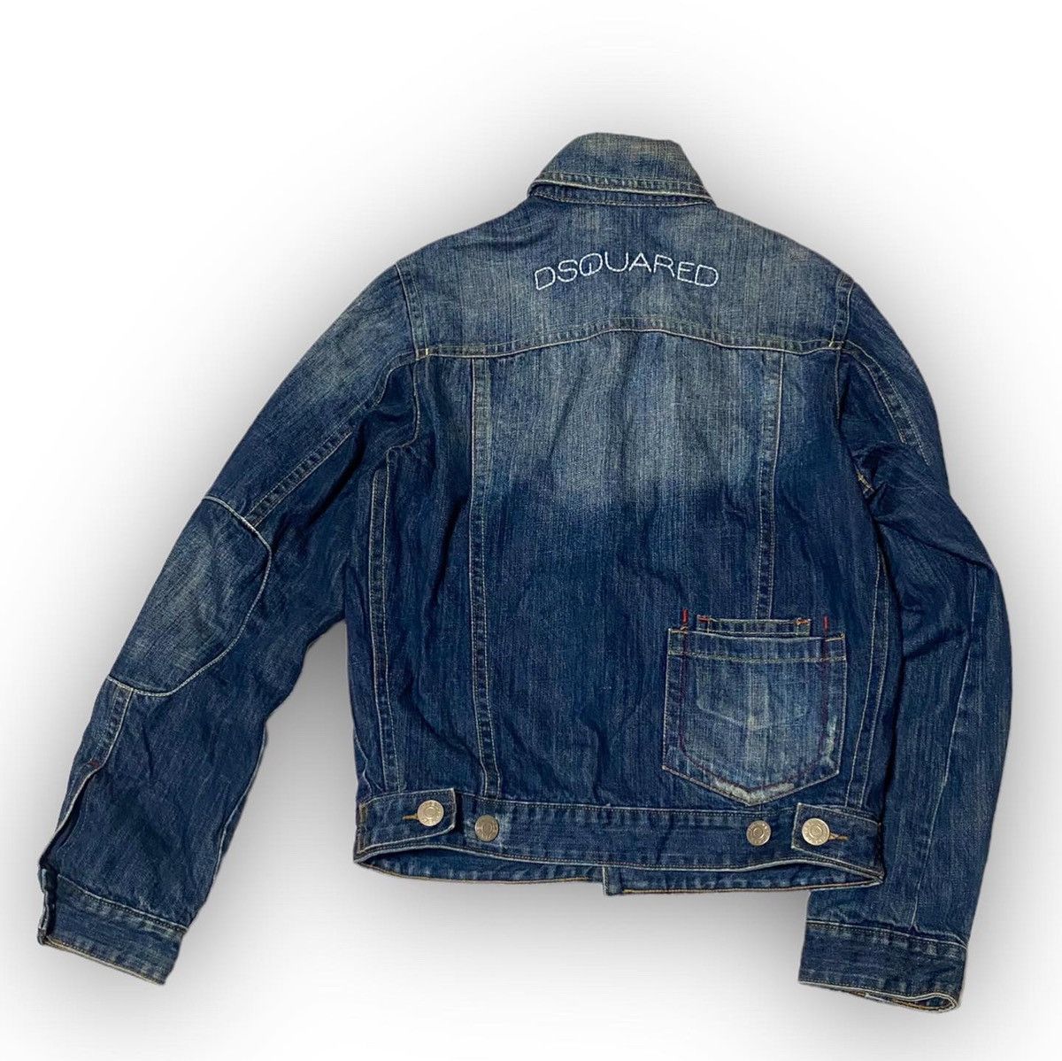 Dsquared2 DSQUARED DENIM JACKET with embroided back logo | Grailed