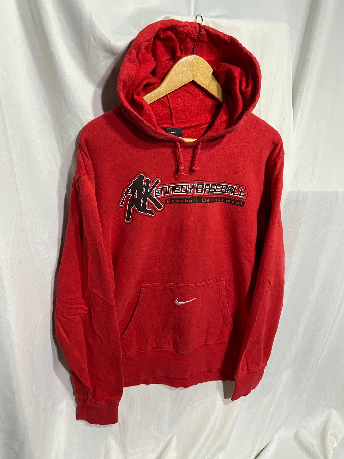 Nike × Vintage Vintage Nike Swoosh X Kevin Kennedy Baseball Hoodie ...