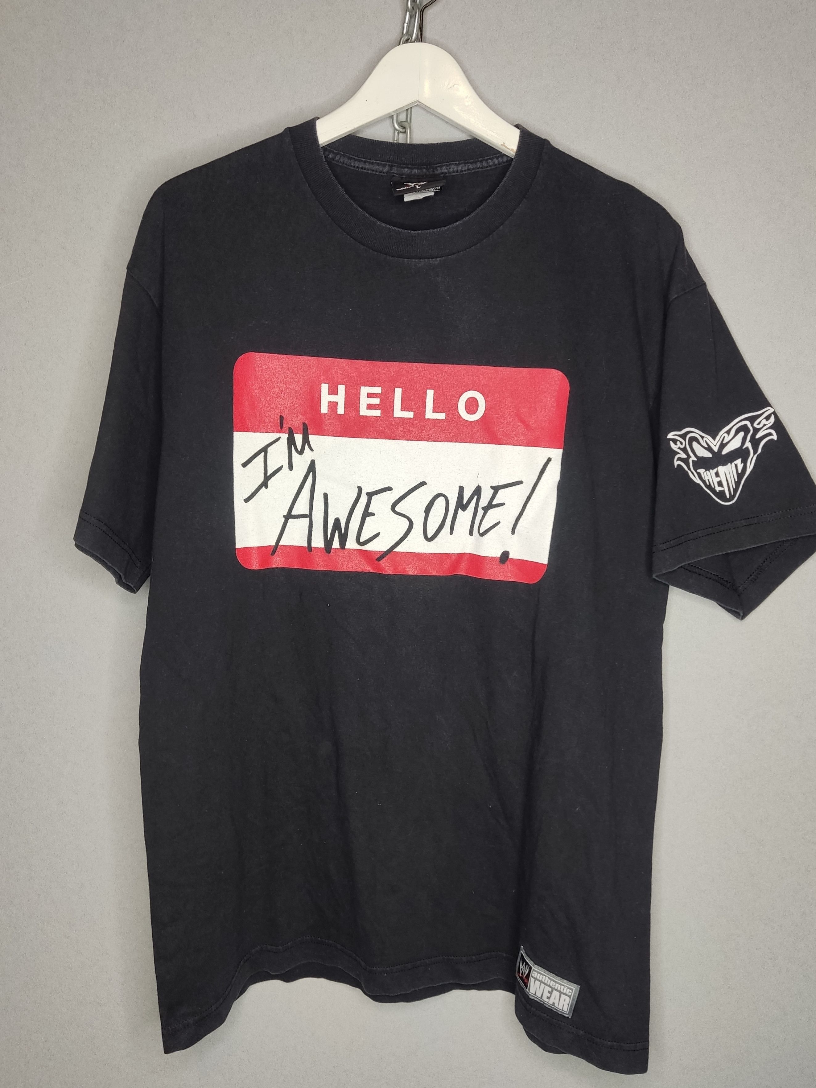 Vintage WWE Hello I’m Awesome BE MIZ Graphic T-Shirt Wrestling | Grailed