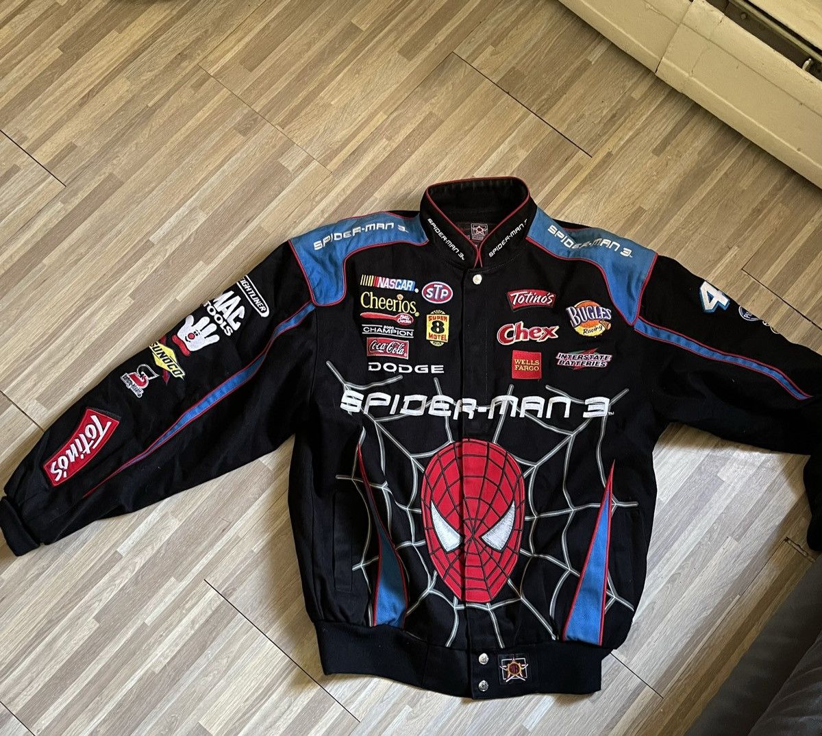 NASCAR × Streetwear × Vintage Spider-Man 3 NASCAR jacket | Grailed